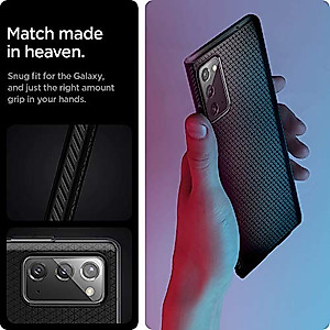 Spigen Liquid Air Armor Designed for Samsung Galaxy Note 20 5G Case (2020) - Matte Black