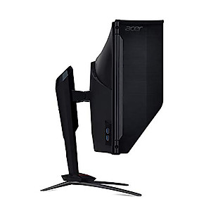 Acer Predator XB273K Sbmiprzx 27" UHD (3840 x 2160) IPS NVIDIA G-SYNC Monitor, VESA Certified DisplayHDR 400, Quantum Dot, 144Hz, 4ms, DCI-P3, Delta E<2 (1 x Display Port & 1 x HDMI Port),Black