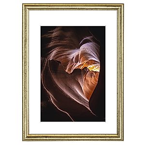 HAMA Phoenix Wooden Photo Frame, Gold, 30 x 40 cm