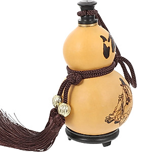 Natural Gourd Bottle Gourd Hip Flask Sake Drink Ware Gourds Drink Storage Bottle Japanese Decor Gourd Jug Japandi Decor Hot Sake Bottle Sake Decanter Sake Tank Wine Chinese Style