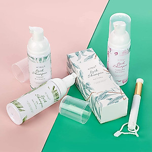 ACTROL Eyelash Extension Cleanser 60ML Natural Lash Extension Shampoo Unscented Professional Eyelid Foaming Cleanser Paraben & Sulfate Free Non-lrritating with Salon and Home Care