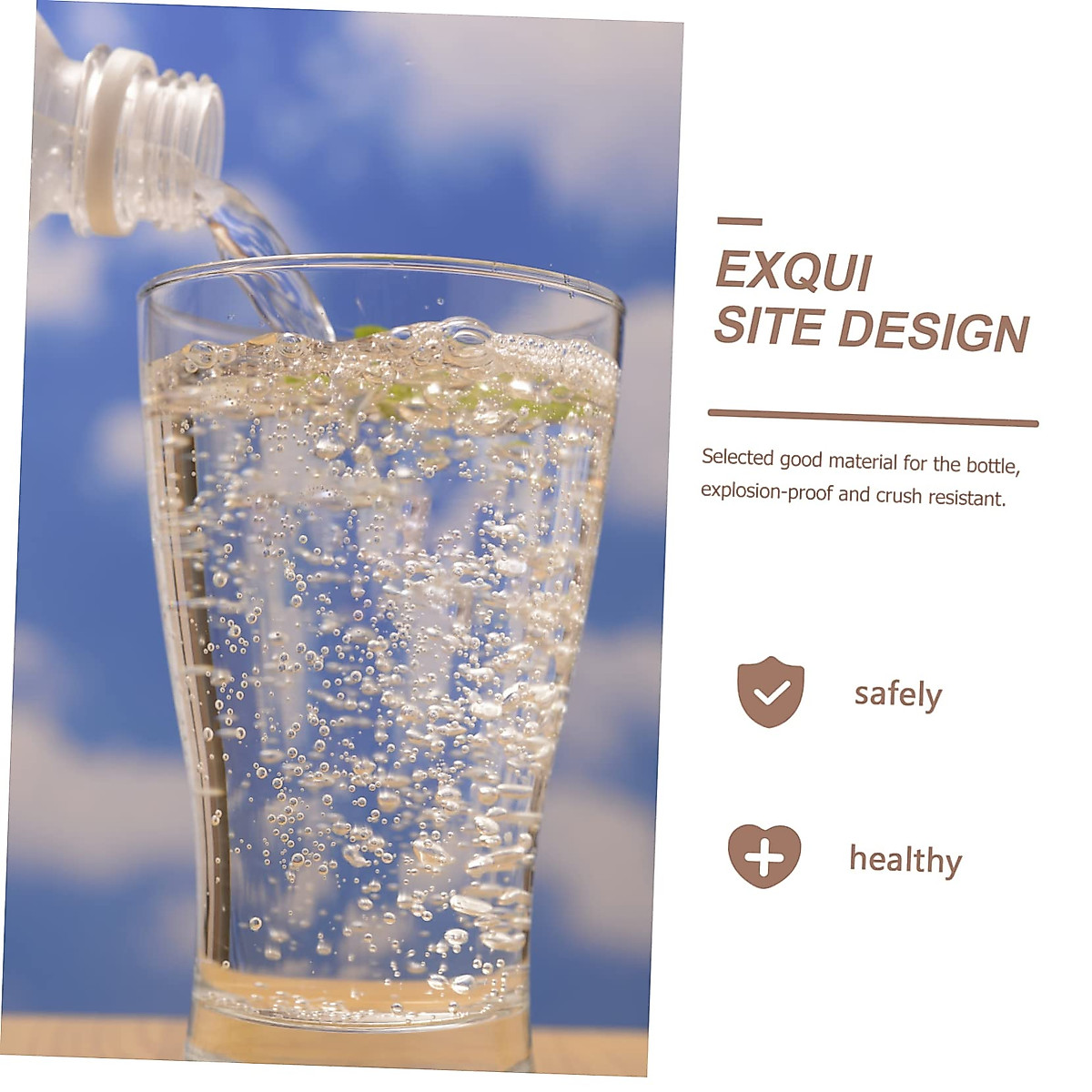 OKUMEYR 1pc Sparkling Water Machine Carbonating Beverages Maker Seltzer Water Machine Co2 Water Carbonator Soda Maker Machine for Home Chemical Machine Food Grade Bpa Bubble White