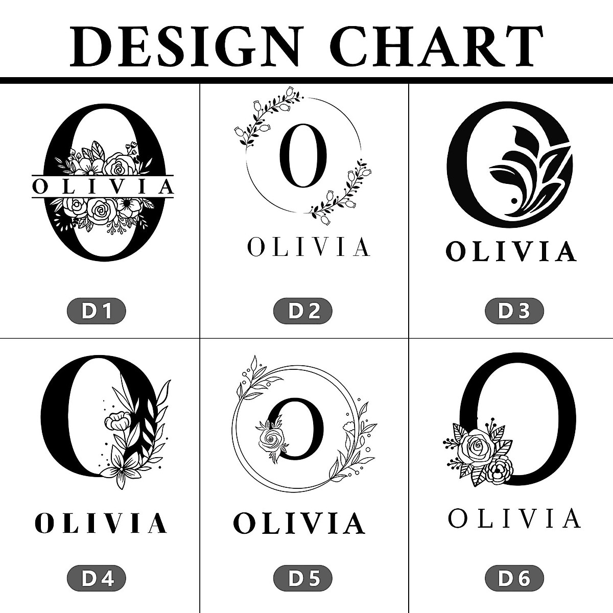 Personalized Gifts 40 Oz Tumbler with Handle and Straw Lid, with Initials Stainless Steel Vacuum Insulated Cup, Custom Water Bottle Travel Mug, Customized Monogram Gift for Women Men