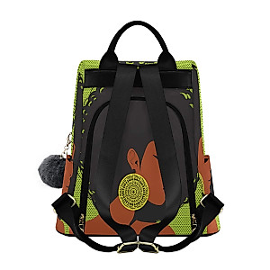 ALAZA African American Woman Backpack for Daily Shopping Travel