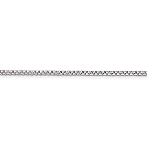 IceCarats 925 Sterling Silver 2mm Round Box Link Chain Necklace 20 inch