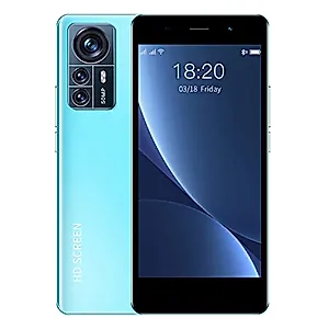 Unlocked Smartphones, HD Full Screen Smart Phone, Dual SIM & Camera Unlocked Cell Phone, 5.0-inch Water Drop Screen Touch Screen Mobile Cell Phone, 2GB RAM+8GB ROM, Android 5.1 (Blue)