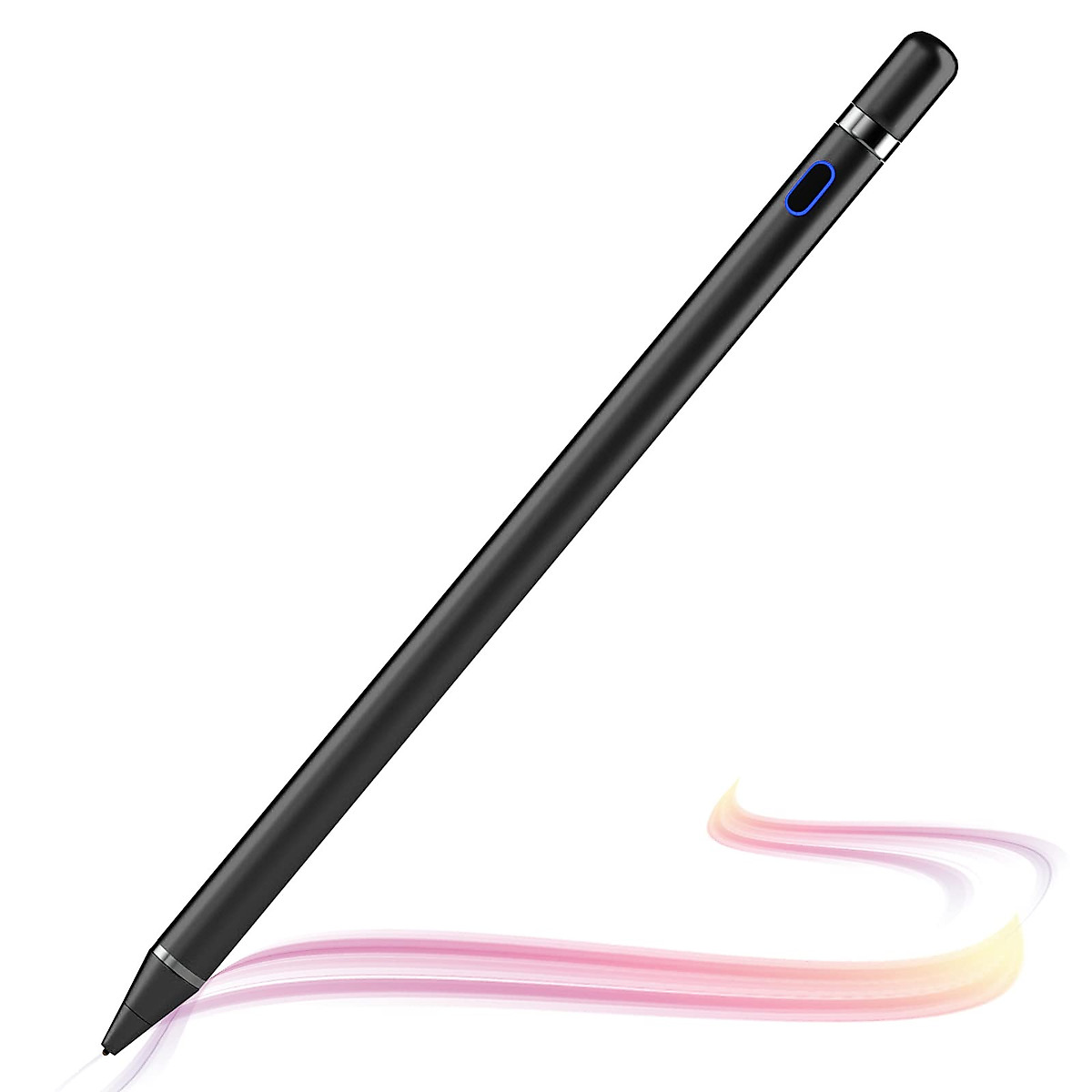 Stylus Pens for Touch Screens, Active Stylus Pens for Samsung iPhone,LG,ipad, Smart Phone and Tablets Drawing&Writing (Black)