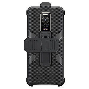 Ulefone Armor 17 Pro Multifunctional Phone Protective Case, Easy Attach, Shockproof, Back Clip & Carabiner Included (Black)