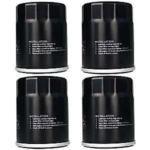 Arpisziv Oil Filter 070185E Fit Ge-nerac 760cc 990cc Engines 8-24kw Guardian Portable Generator Universal Rep 070185ES(4 Pack)