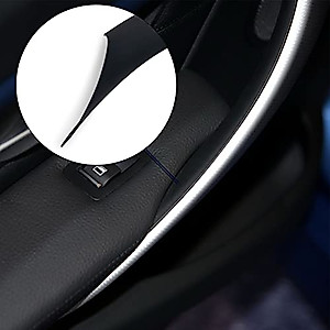 WEILEITE Front Interior Inner Inside Door Pull Handle Grab Cover Fit for BMW 320,328,330,335,M3 F30/F31/F34/F80 2012-2018 and 418,420,428,430,435,M4 F32/F33/F36/F82/F83 2014-2017 Replace 51417279311