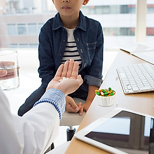 Maxcheck 1200 Pcs Paper Medicine Cups 2 oz Disposable Paper Cups Condiment Cups Small Paper Cups Souffle Cups Portion Cup for Medicine Pills Samples, Medication Distribution, Food, Dessert Serving