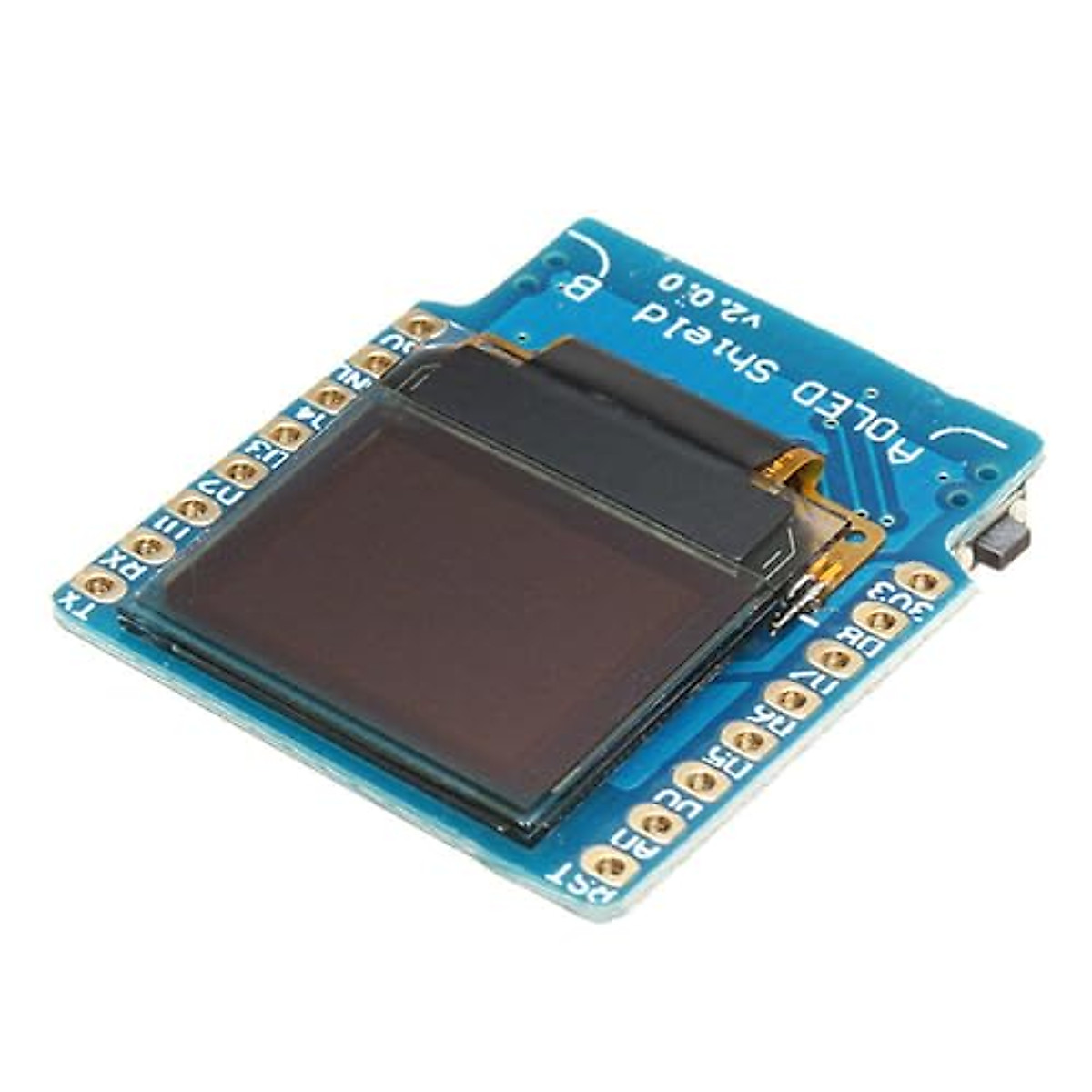 OLED Shield Display V2.0.0 for Wemos D1 Mini 0.66" Inch 64X48 IIC I2C Two Button Module