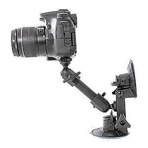 Delkin Devices Fat Gecko Dual Suction Camera Mount (DDMOUNT-SUCTION), black