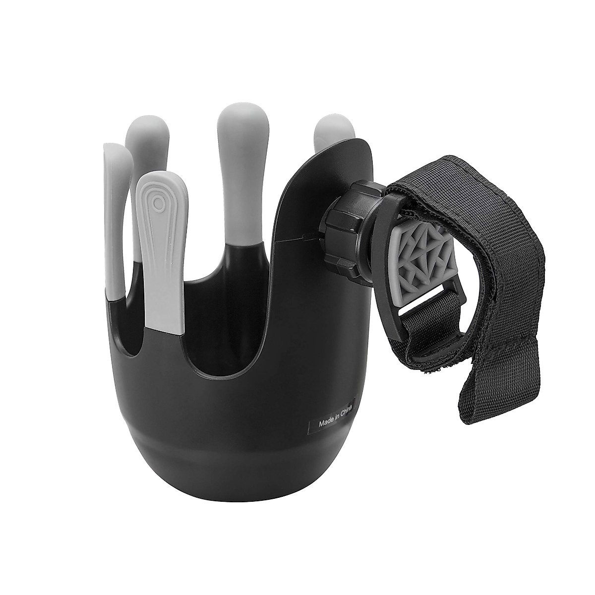 Stroller Cup Holder with Flexible Grips and Newly Designed Adjustable Straps, Universal, 360 Degrees Rotation, Multi-Functional 2020-Model