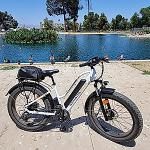 SENADA Fat Tire Electric Bike 26"X4" Electric Bicycle for Adults 30 MPH, 1000W Motor 48V 21AH Battery Snow Adults Ebike with Shimano 7-Speed for Electric Commuter/Trail Riding,UL Certified