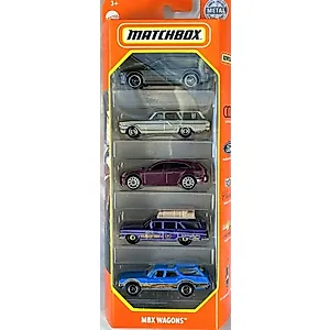 Matchbox MBX Wagons 5 Pack Set (1:64 Scale)