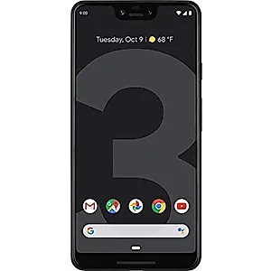 Google Pixel 3 XL Unlocked GSM/CDMA G013A Sim Free Version Direct from Google - US Warranty (Black, 64GB) (Renewed)