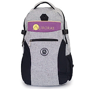 Aurorae Synergy Foldable On-the-Go Travel Yoga,Gym/Exercise Mat for Yogis on the Move with Integrated Microfiber Towel and Anti-Slip Patented 2-in-1 Technology. No Odor and No Bunching Amethyst