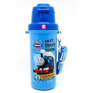 オーエスケー OSK SC-600B Thomas the Tank Engine Mug Bottle, Direct Drinking Water Bottle, 20.3 fl oz (600 ml), One-Touch Open, Wide Mouth, Made in Japan