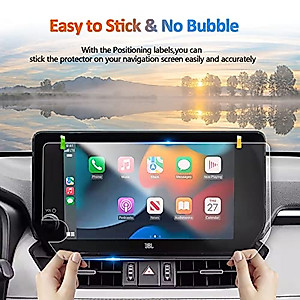 CDEFG for 2023 Toyota RAV4 Screen Protector, 23 RAV4 (XLE Premium, Adventure, TRD Off-Road, Limited)/ Prime XSE/ Hybrid XLE Premium 10.5" Touch Screen Audio Multimedia, Navigation Radio Display Cover Nano Material 2PCS (10.5 Inch)