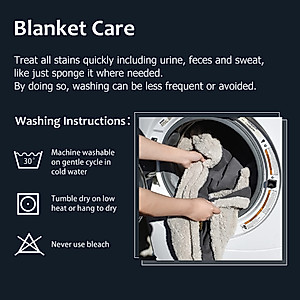 Kritter Planet Waterproof Dog Blanket, Reversible Pee Proof Couch Cover for Pets, Furniture Protector for Sofa Bed, Washable, Hair Resistant, Stain Proof