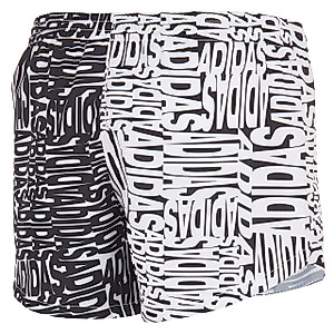 adidas Girls' Printed Woven Shorts, Black, Large