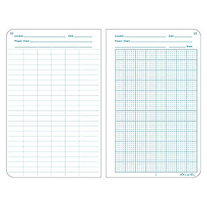 Rite In The Rain Weatherproof Hard Cover Notebook, 4 3/4" x 7 1/2", Yellow Cover, Geological Pattern (No. 540F)