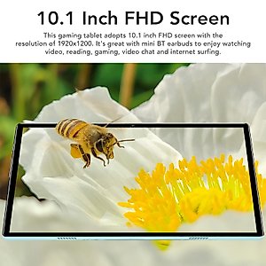 2 in 1 Tablet 10.1 Inch for with Keyboard 5G WiFi 12GB 256GB 1920x1200 Front 12MP Rear 24MP 8 Core CPU 100‑240V (US Plug)
