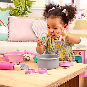 Battat- Play Circle- Cooking & Baking Kit – Kitchen Toys – Chef Tools -Pretend Play – 3 years + (21 Pcs)