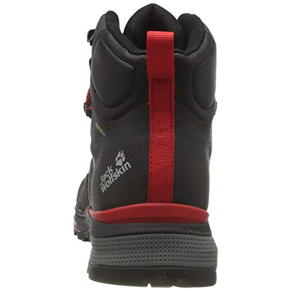 Jack Wolfskin Men's Force Striker Texapore Mid M Hiking Boot, Phantom/Red, 11.5