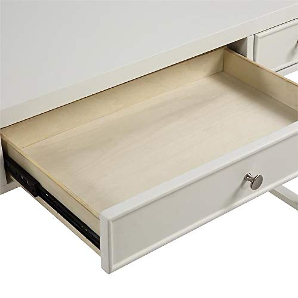 Comfort Pointe Verano 3-Drawer White Wood Desk