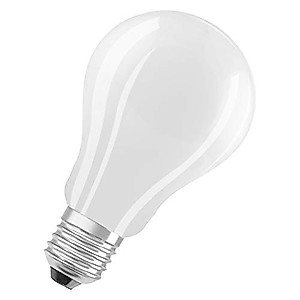 OSRAM LED lamp / Base: E27 / Cool White / 4000 K / 15 W / Replacement for 150 W Incandescent Bulb / LED Retrofit Classic A [Energy Efficiency Class A++] / Pack of 10