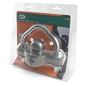 CURT 23659 Hammer-Tone Epoxy Steel Universal Trailer Tongue Lock