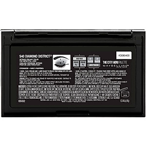 Maybelline New York The City Mini Eyeshadow Palette Makeup, Diamond District, 0.14 Oz