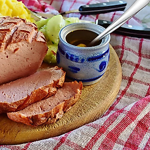 Teaspoons set of 6 Stainless Steel Classic Bead Teaspoons Dessert Spoon Stainless Steel Teaspoons Mirror Finish & Modern Design with Scalloped Edge Used in a Home Kitchen or Dining Room