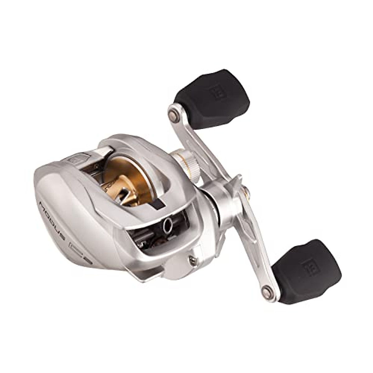 13 FISHING - Modus C2 Baitcast Reel - 6.6:1 Gear Ratio - Left Hand Retrieve (Fresh) - MODC2-6.6-LH,Silver