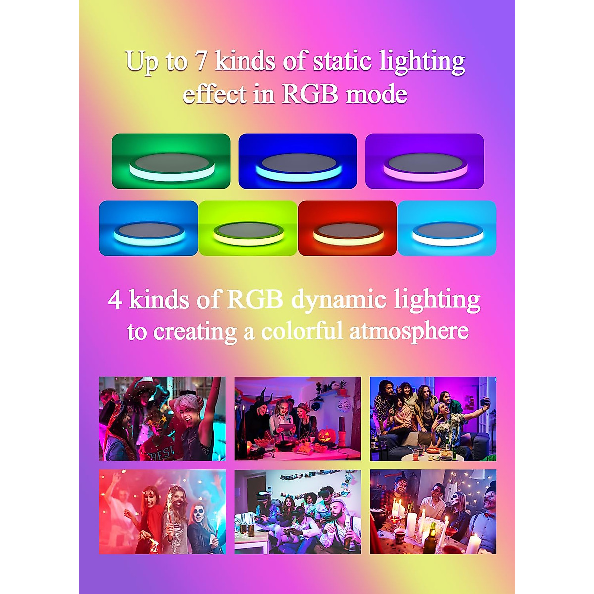 DOLED LED Ceiling Light Flush Mount: 3000LM Bright Closet Lighting Fixtures Ceiling Lamp Dimmable with Remote Control, 12'' Round Flat Ceiling Lights for Bedroom Living Room Kitchen Bathroom