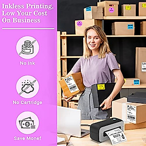 Itari Shipping Label Printer - Thermal Label Printer, Thermal Printer for Shipping Packages, Work with Windows, MacOS and ChromeOS, Compatible with USPS, FedEx, Shopify, Ebay, Amazon