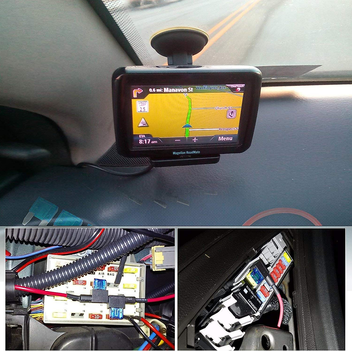 Nilight - 50034R 10 Pack 12V Car Add-A-Circuit Fuse Tap Adapter Mini Atm Apm Blade Fuse Holder with 120 PCS Mini Blade Fuse Assortment Kit (5, 7.5, 10, 15, 20, 25, 30) AMP for Cars,Trucks,Boats