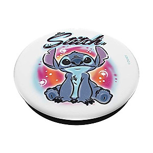 Disney Lilo & Stitch Airbrush Portrait PopSockets PopGrip: Swappable Grip for Phones & Tablets