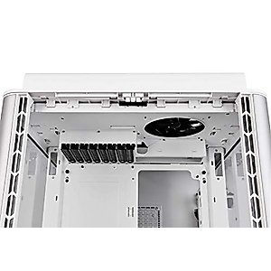 Thermaltake Level 20 HT Snow Edition 4 Tempered Glass Type-C Fully Modular E-ATX Full Tower Computer Chassis with 2 140mm Top Fan Pre-Installed CA-1P6-00F6WN-00
