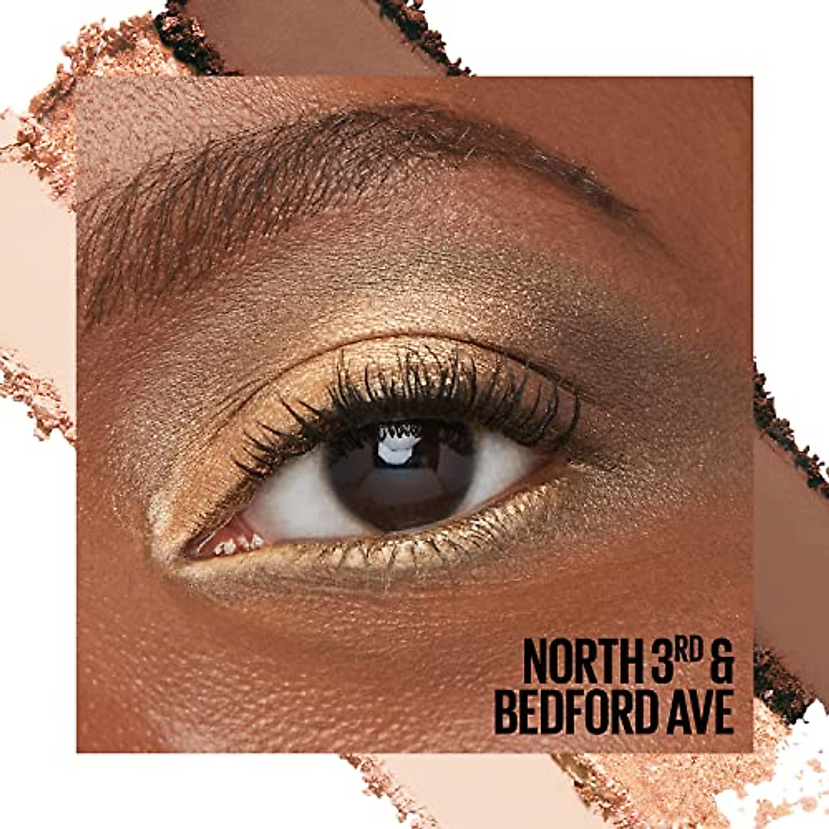 Maybelline New York Shadow Blocks Shadow Blocks Eyeshadow Palette, Stacked Eye Shadow Trio, North 3rd & Bedford Ave, 0.08 oz