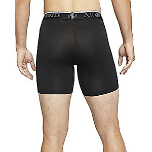 Nike Pro Dri-FIT Men's Shorts, Black/White, M