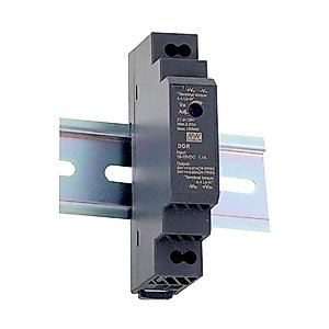 MEAN WELL DDR-15G-12 15W DIN Rail Type DC-DC Converter 9 to 36VDC Input 12V 1250mA Output