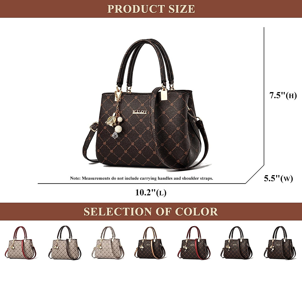 Women Satchel Handbag Ladies Purses Handbags Women PU Leather Crossbody Bag Small Tote Bag Shoulder Bag Gifts for Her (A/Beige)