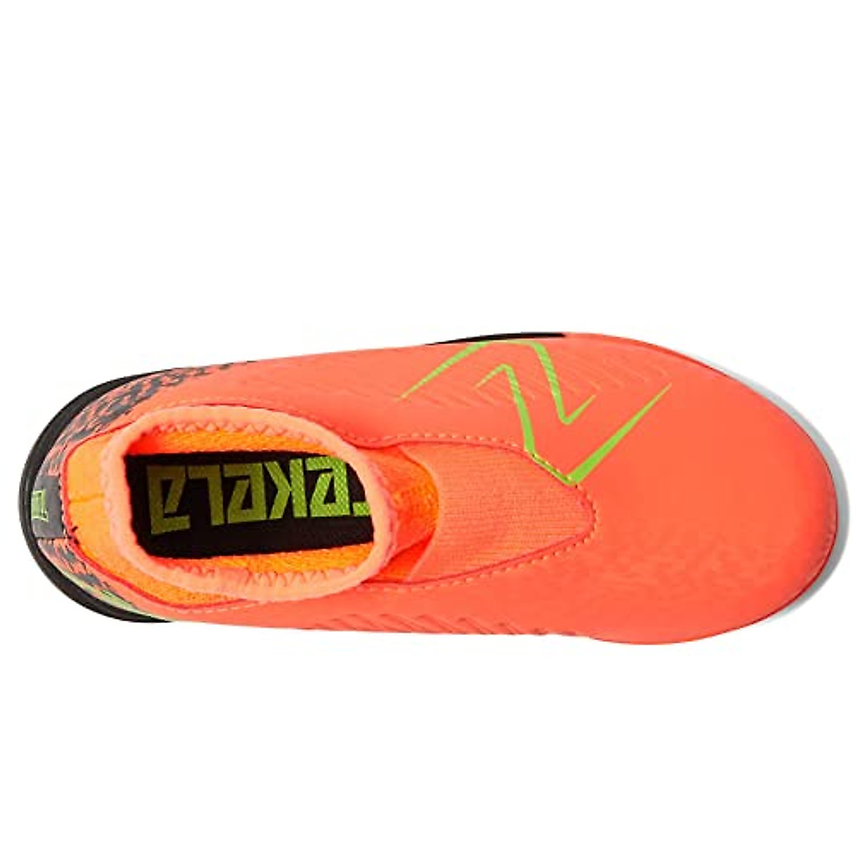 New Balance Boy's Tekela V4 Magique Tf Soccer Shoe, Neon Dragonfly/Black/Coloro Green, 5.5 Big Kid