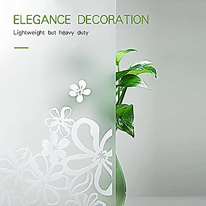 FYY Shower Curtain Liner, 72 Inch Waterproof PEVA Shower Curtain Liners with Metal Grommets and 12 Plastic Hooks Thick Bathroom Plastic Shower Curtain Liner-Flower