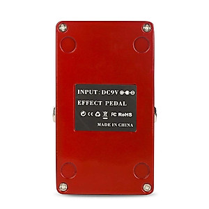 Caline Vintage Distortion Effects Pedal Overdrive Action Replay Electric Guitar Pedal True Bypass Red CP-74 Guitarist gifts