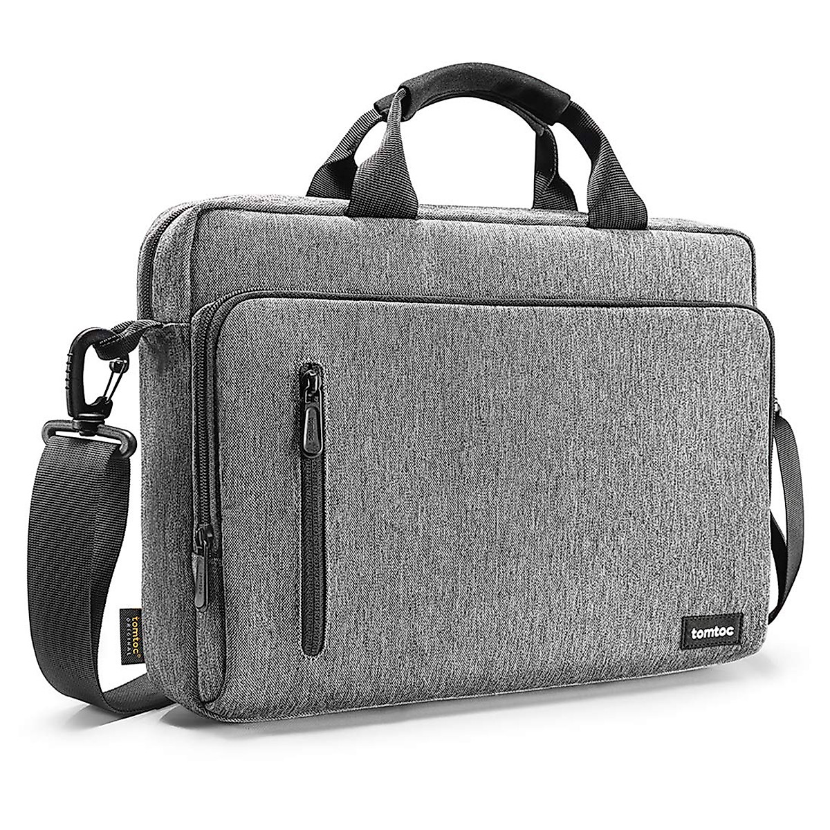 tomtoc Protective Laptop Shoulder Bag for 15.6 Inch Universal HP Dell Acer ASUS Lenovo Laptop Chromebook Ultrabook, Multi-Functional Business Laptop Briefcase for 15 16 In MacBook Air/Pro M4/M3/M2/M1