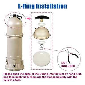 MULAN CX900DA Pool Filter Knob Kit Compatible with Hayward Star-Clear Plus Cartridge Filters